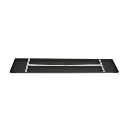 Rectangular ceiling plate I15297S Black 140 x 25 x 2.5 cm with hanging ...